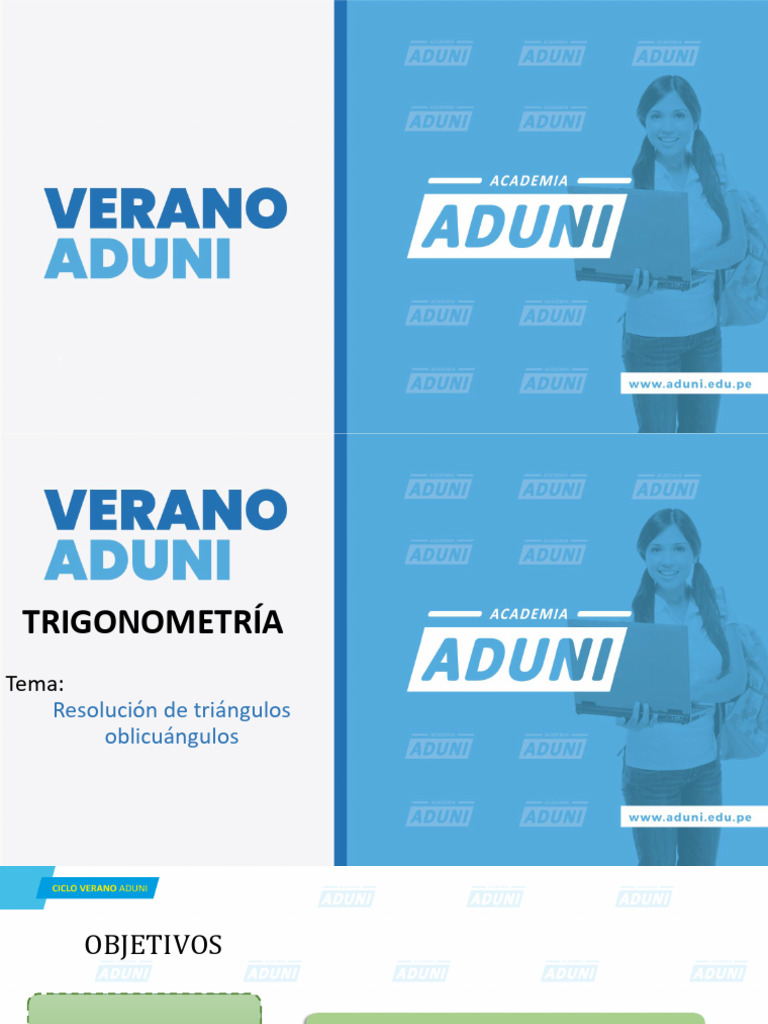 VERANO - ADUNI - Trigonometría - Teoría 8 | PDF