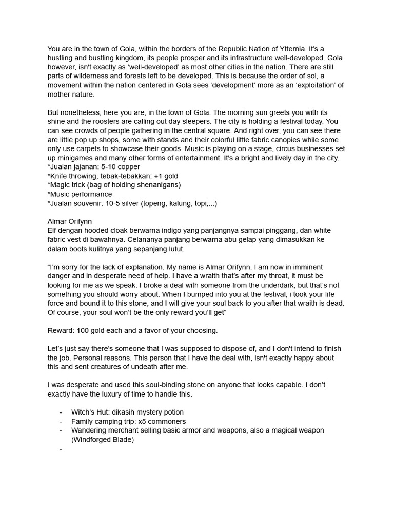 Lurker DND One Shot | PDF | Home & Garden | Mystery, Thriller & Crime ...