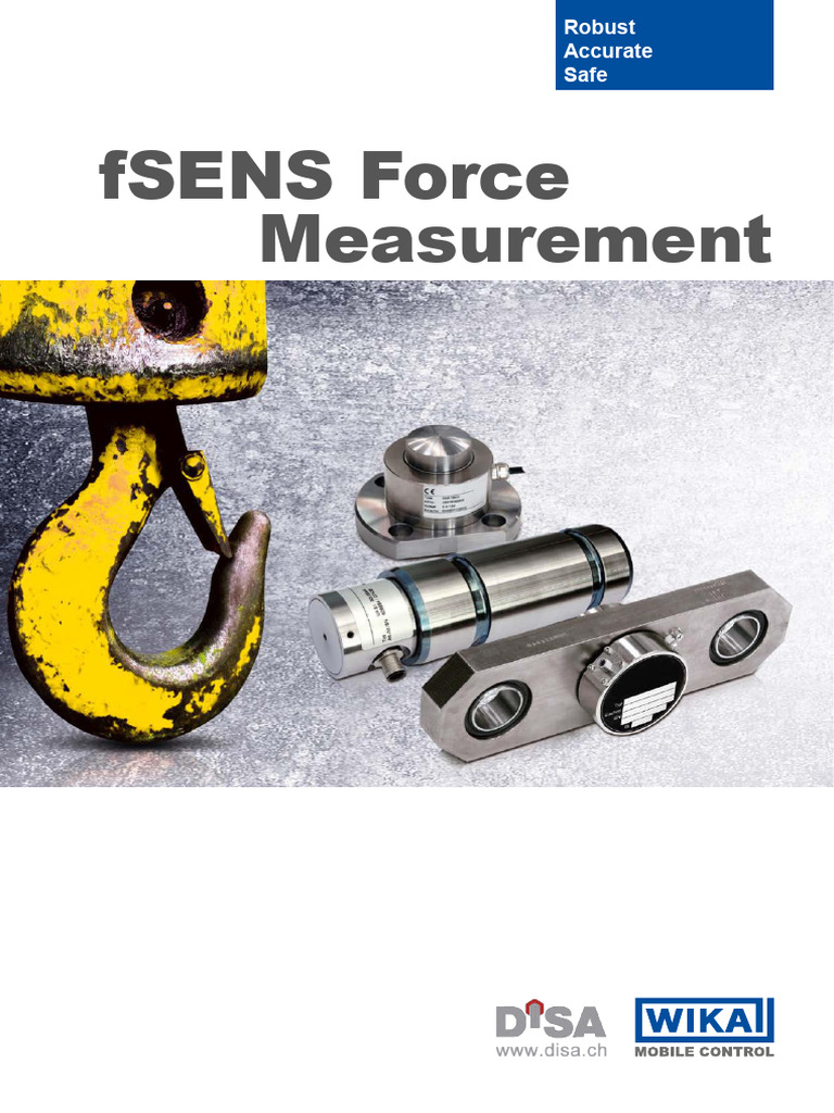 Wika - Mobile - Control Force - Sensors Fsens en 2018 12 | PDF | Safety ...