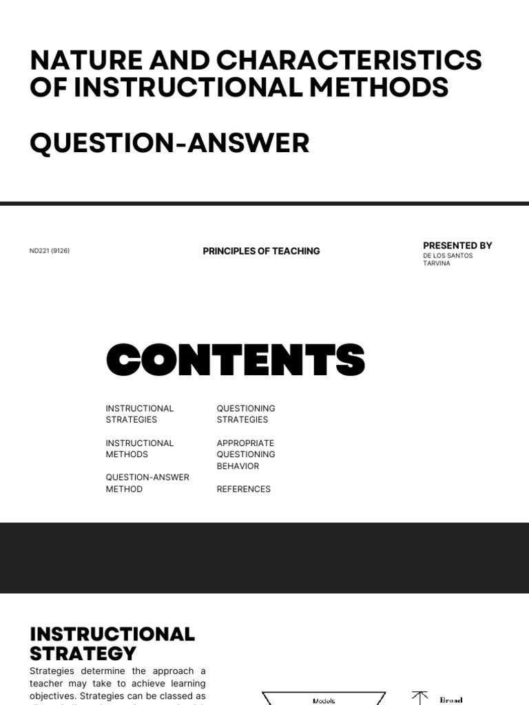 Qna Method | PDF | Learning | Teachers
