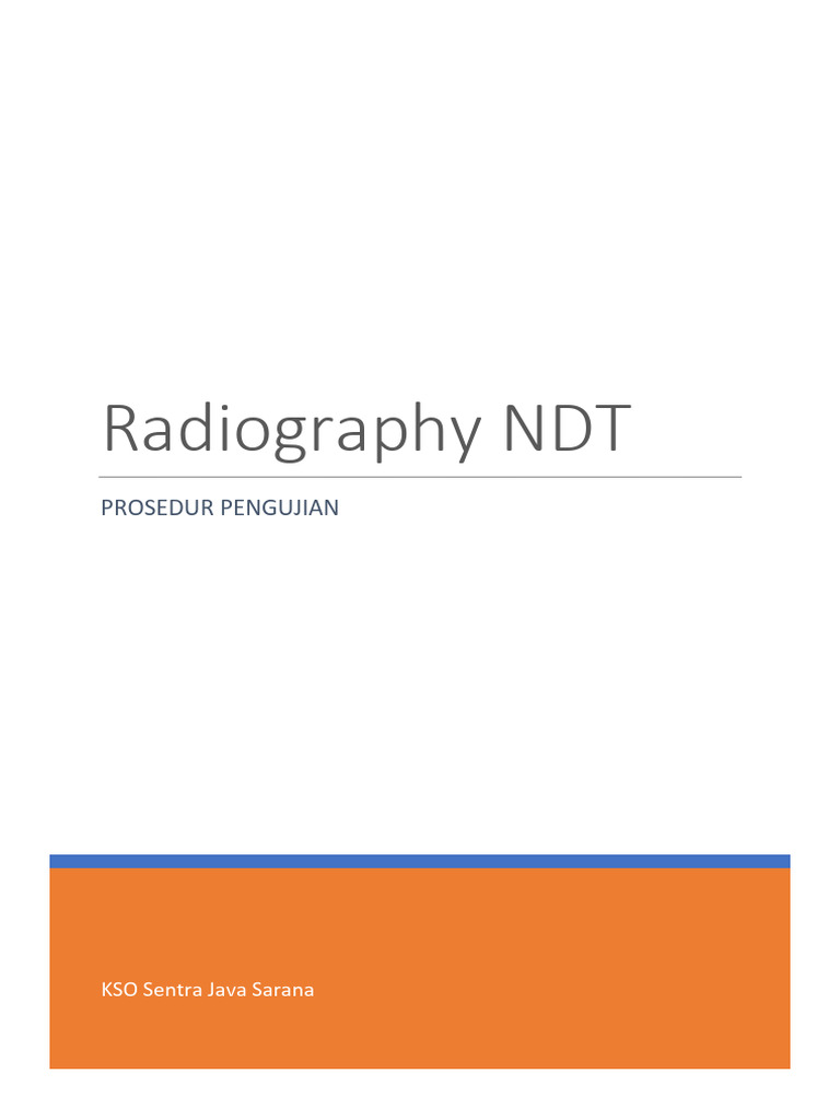 Radiography NDT | PDF | Griya & Taman | Teknologi & Rekayasa