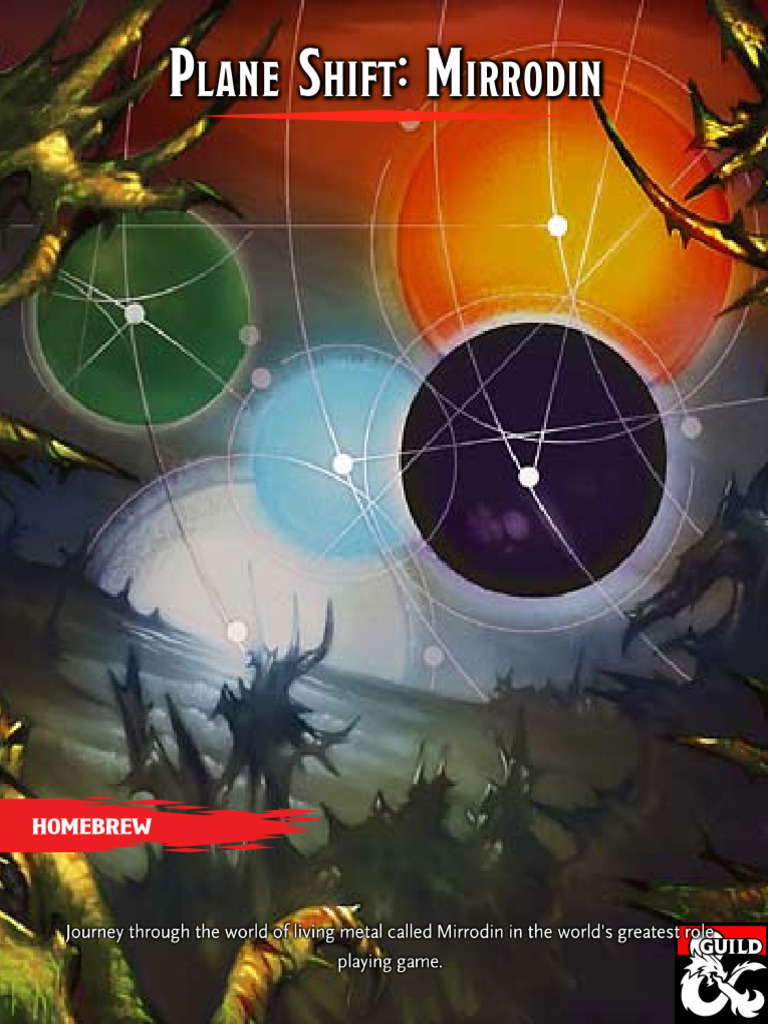DND 5e Plane Shift - Mirrodin | PDF | Dungeons & Dragons