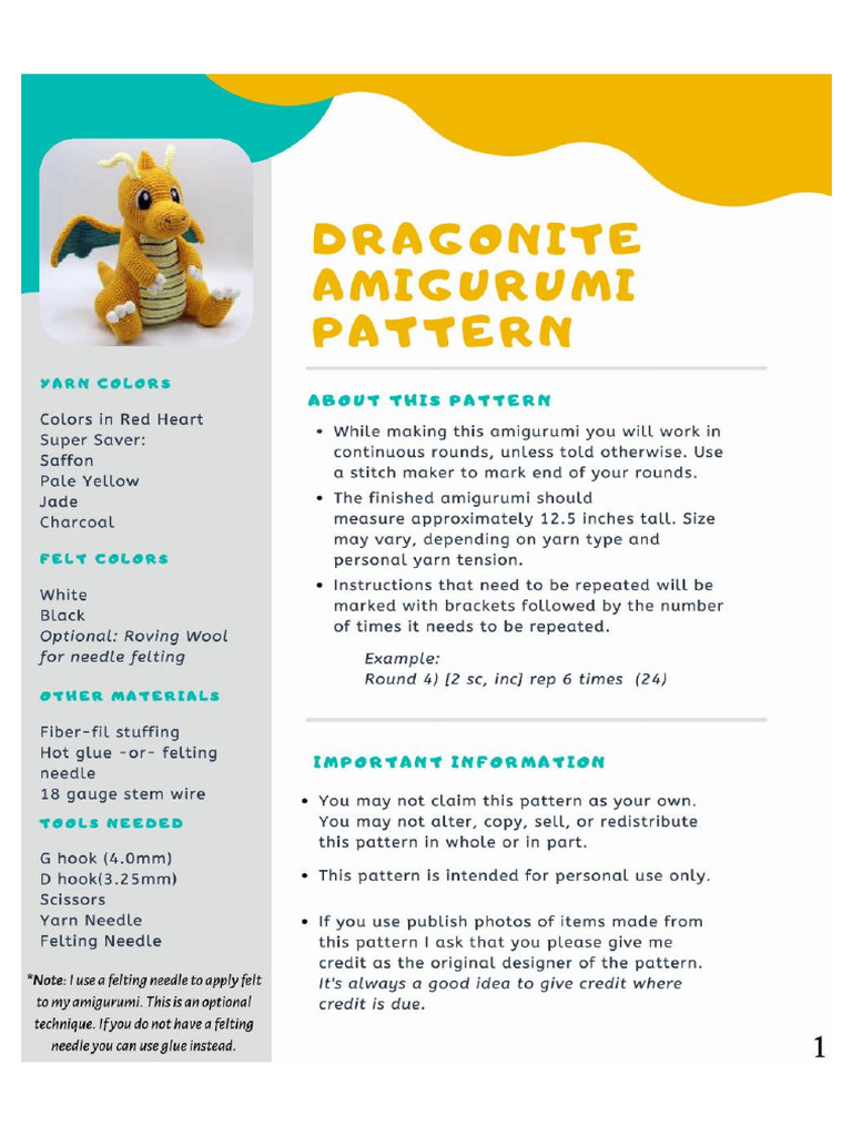 Chart Dragonite Pokemon | PDF