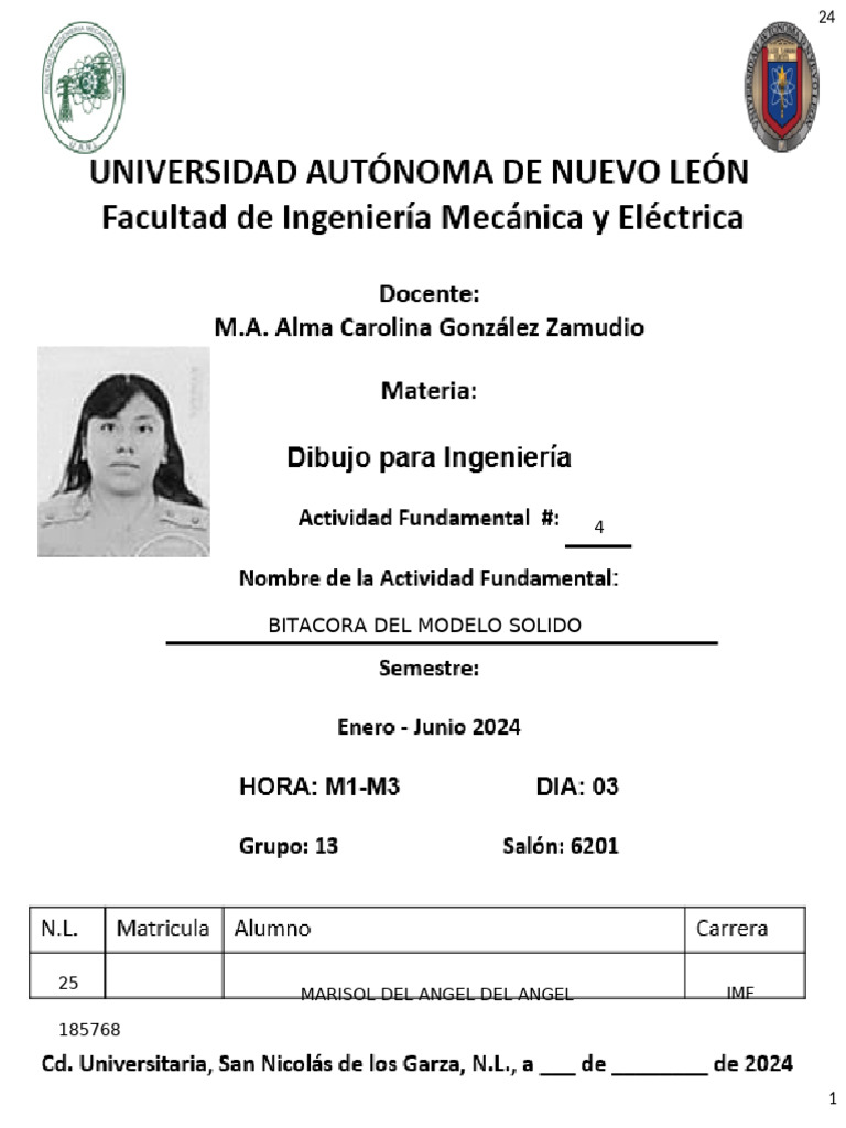 Bitacora De Modelado De Solidos Pdf