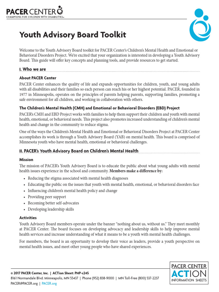 YAB Toolkit | PDF | Mental Health | Mentorship