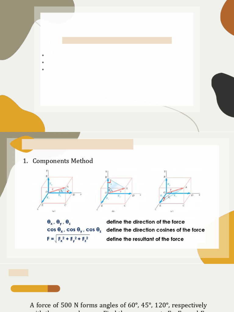 Engineering Mechanics - Module 2 | PDF | Force | Euclidean Vector