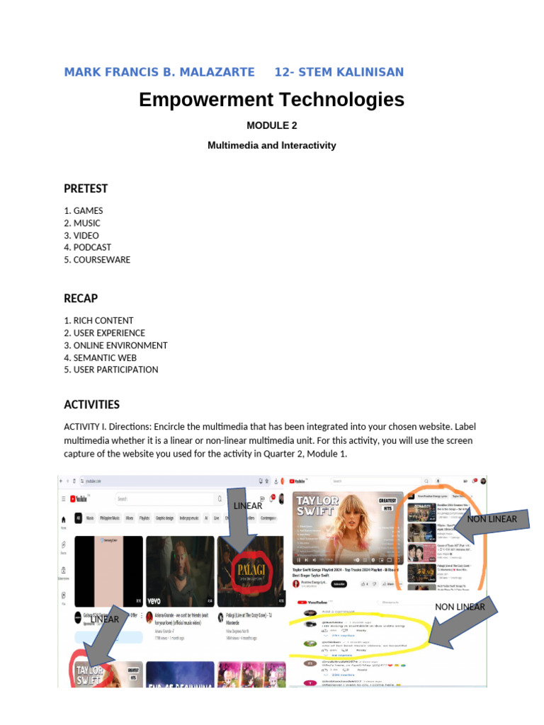 Empotech - Module 2 | PDF | Multimedia | Information