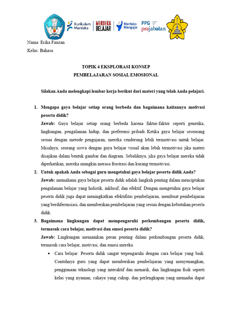 T4 Eksplorasi Konsep (Pse) | PDF | Kesehatan Holistik | Sains & Matematika