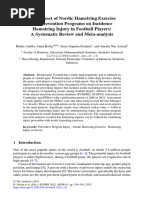 Askling Protocol | PDF | Physical Therapy | Knee