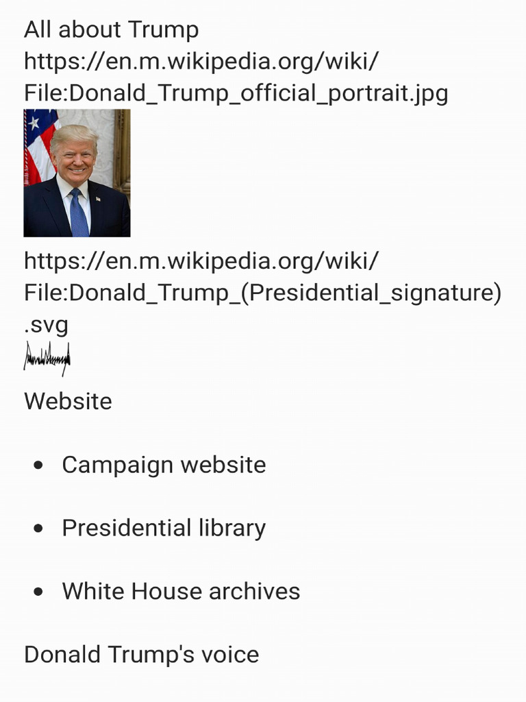 All About Trump | PDF