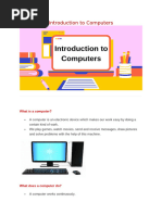 Parts of A Computer-Class 1 | PDF | Computers