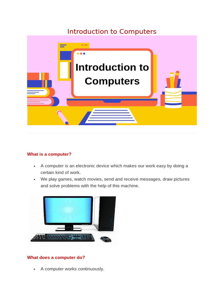 Class1 Computer | PDF | Computer Monitor | Computer Keyboard