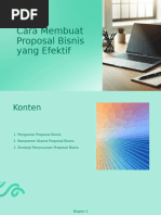 Contoh Proposal Bisnis Yang Benar Serta Struktur Membuatnya | PDF
