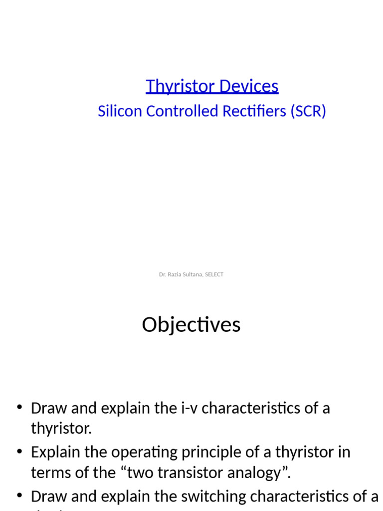 5-Two Transistor Analogy and Triggering Circuits-19!01!2024 | PDF ...