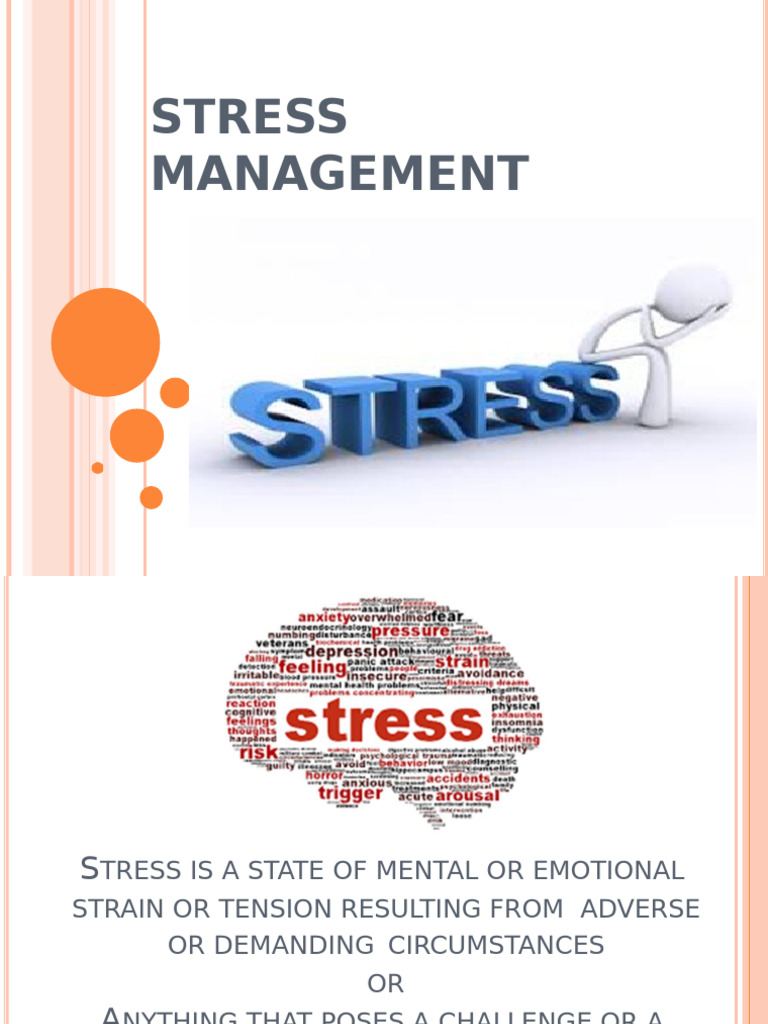 Stress Management | PDF | Fight Or Flight Response | Stress (Biology)