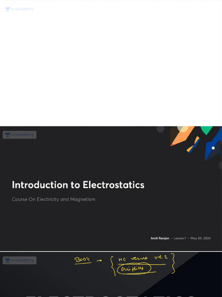 Introduction to Electrostatics With Anno 2 | PDF