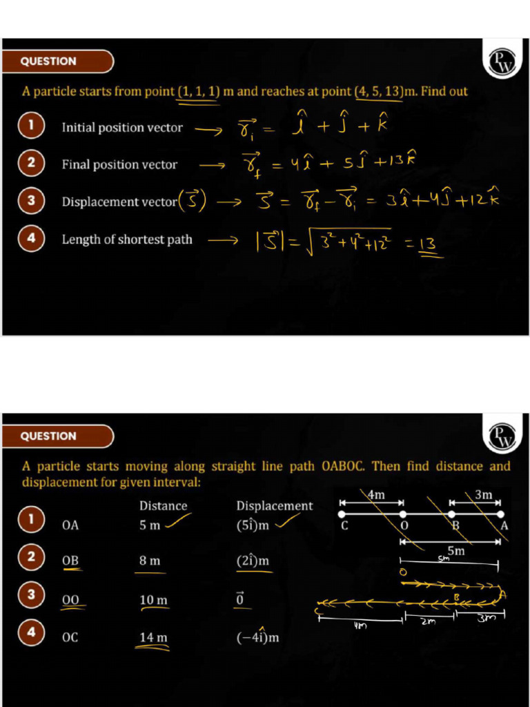Straight Line 1d | PDF