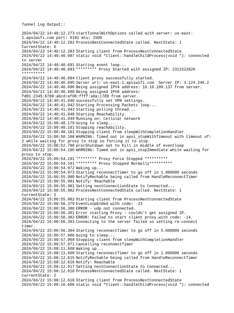 A Psi Tunnel Log | PDF | Ip Address | I Pv6