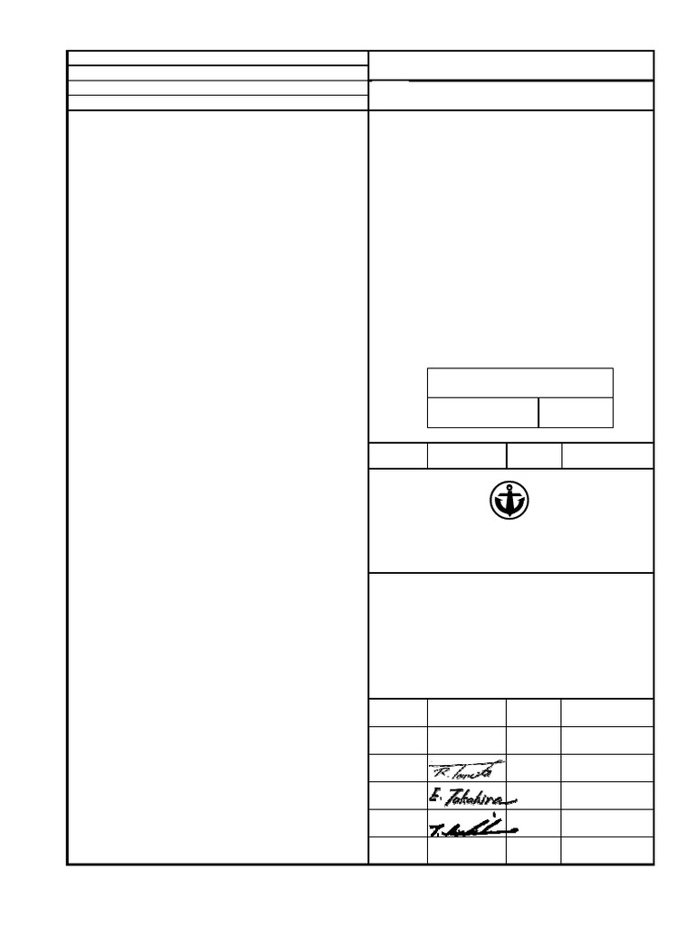 Echo Sounder and EM Log Plan | PDF