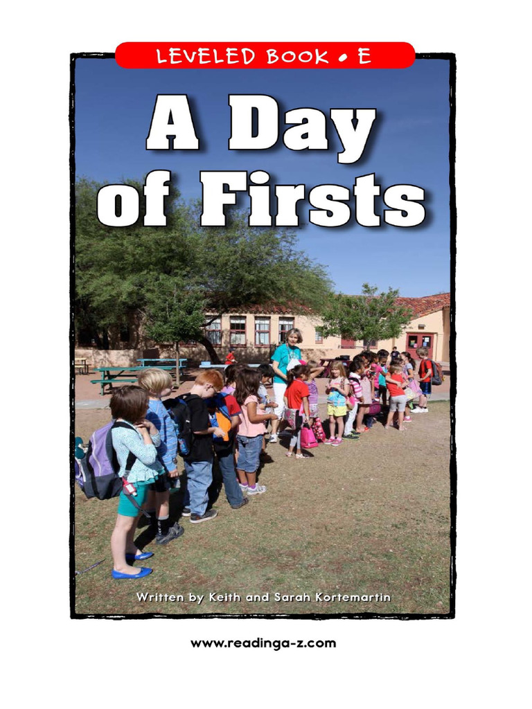 A Day of Firsts | PDF