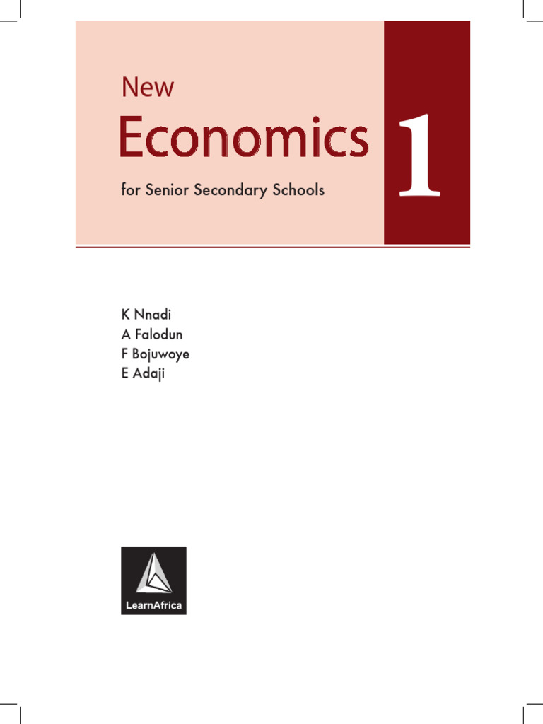 Economics SS1 | PDF | Economics | Economies