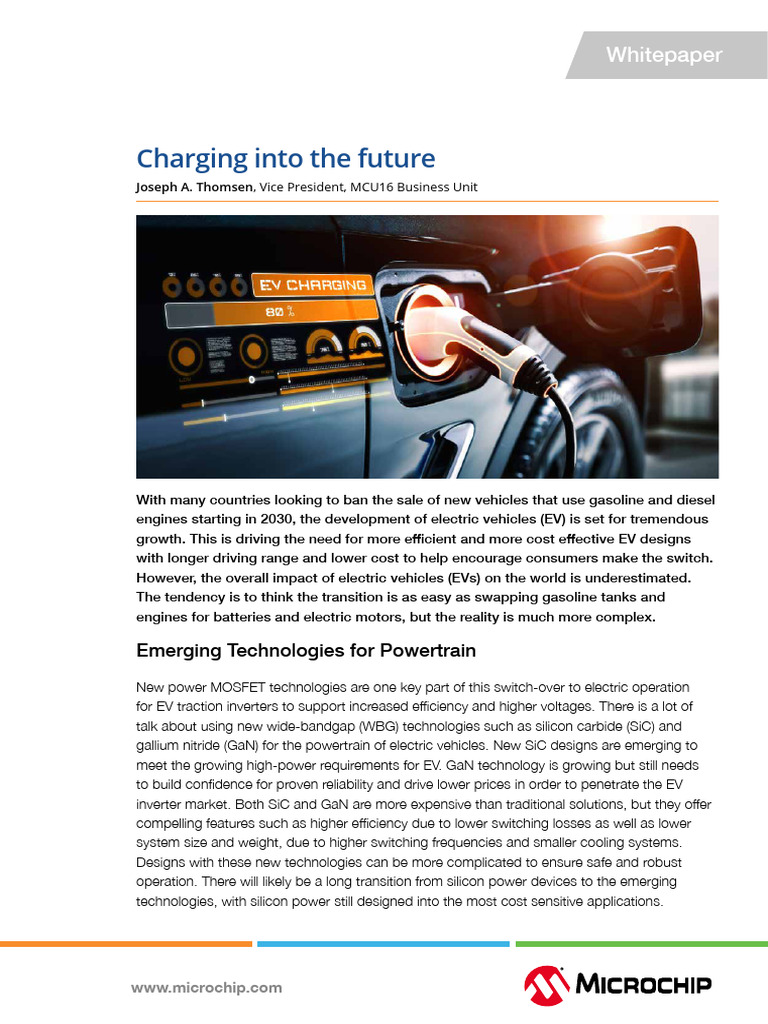 0424 Charging Into The Future | PDF | Electric Vehicle | Battery Charger
