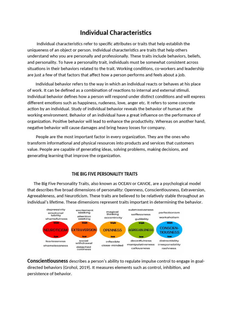 Report | PDF | Behavior | Extraversion And Introversion