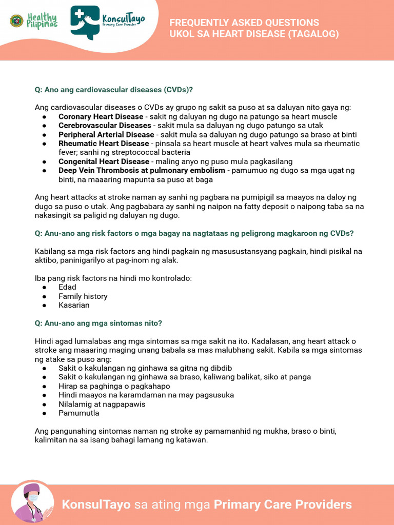 (FAQs) Heart Diseases | PDF