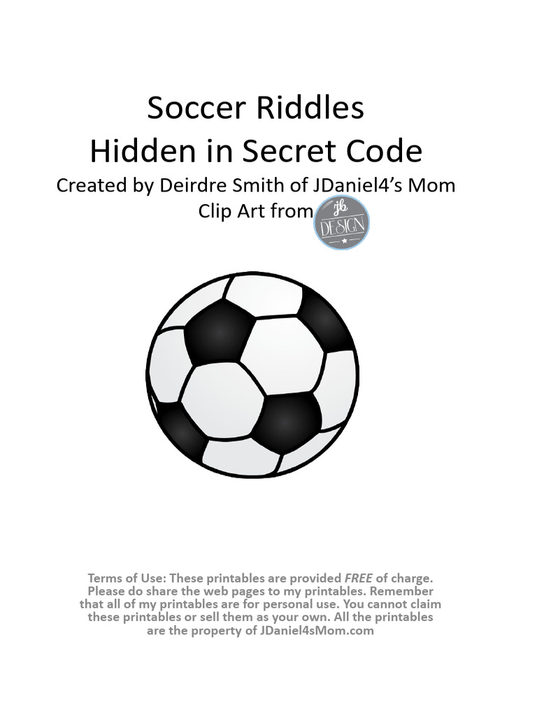 Soccer Riddles for Kids | PDF