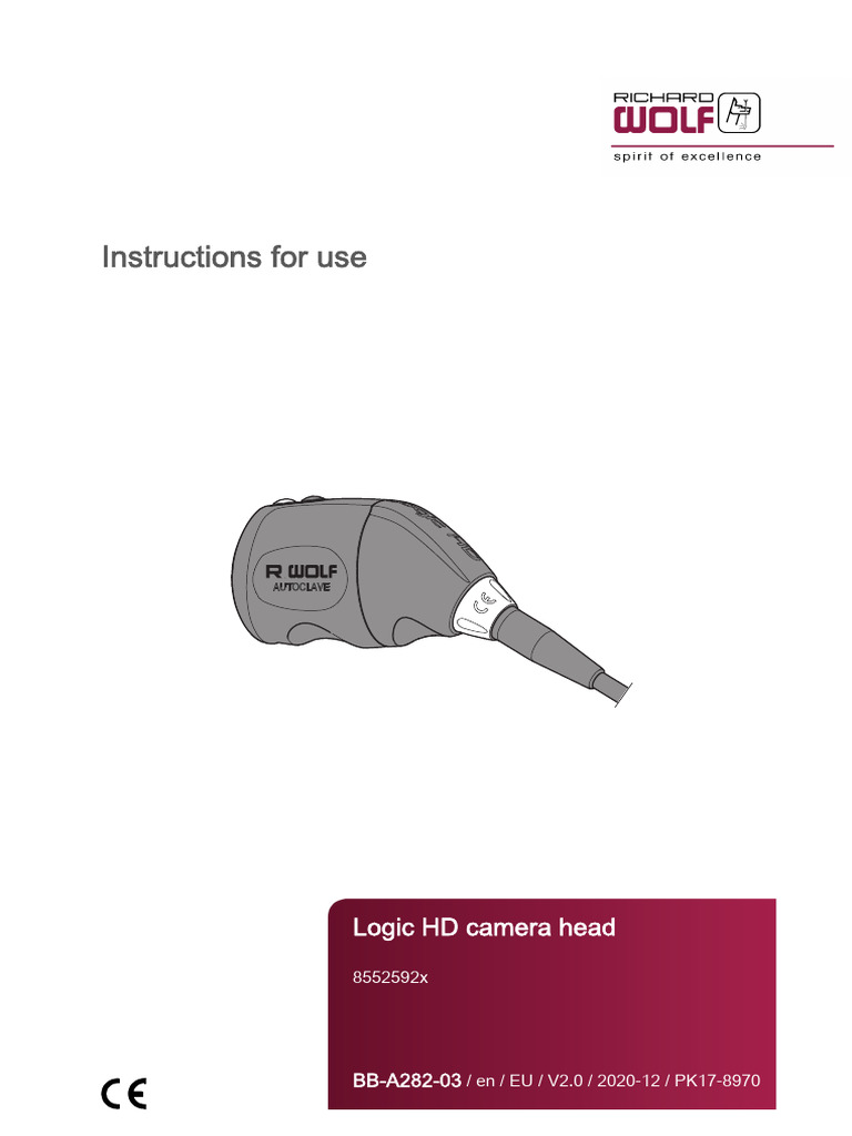 Camera Head Wolf | PDF | Camera | Disinfectant