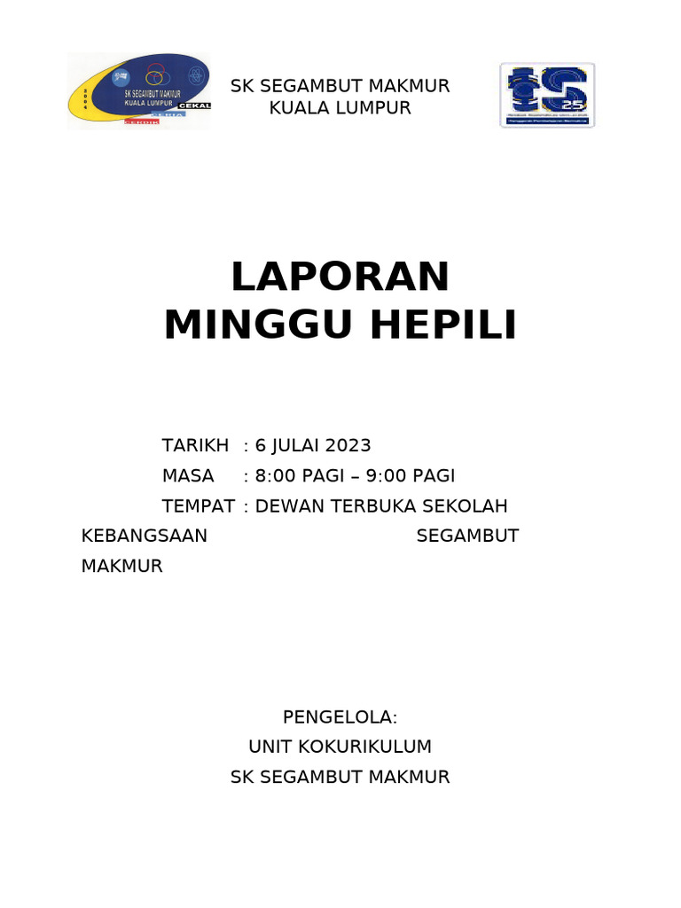 Kertas Kerja Prog Hepili | PDF