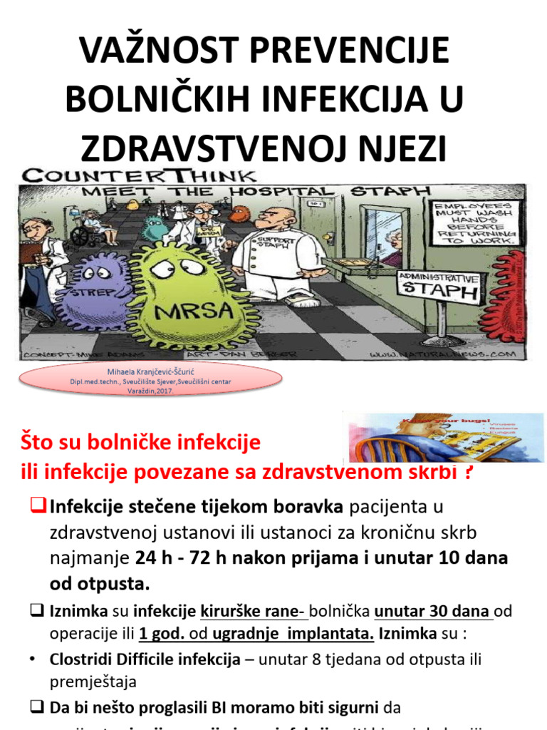 1.vaznost Prevencije Bol. Inf. U Zdravstvenoj Njezi 2017 | PDF