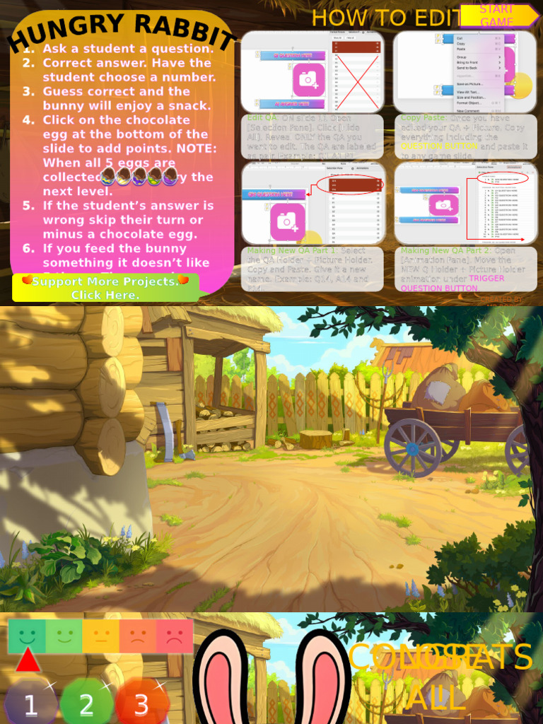 Hungry Rabbit Template | PDF