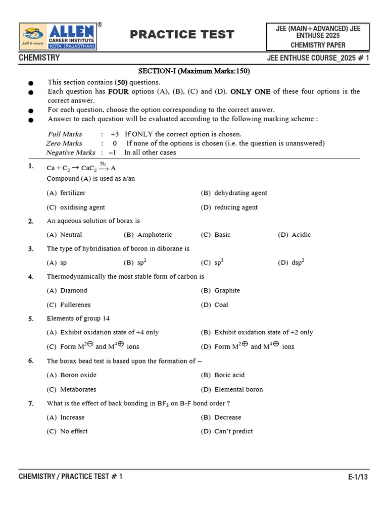GR 13&14 Assign. No. 01 Rabish Sir | PDF | Chemical Bond | Chemical ...