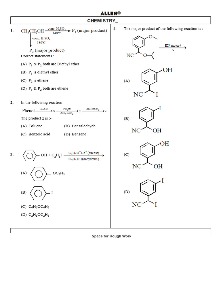 Chemistry (Ots) | PDF | Ether | Organic Chemistry