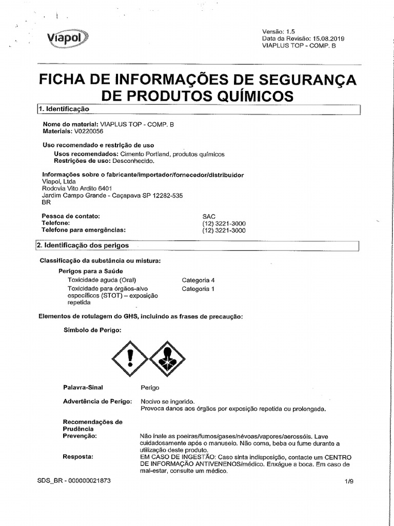 Viapol Plus Comp b Libeeração Até 2023 | PDF