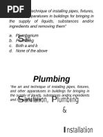 Plumbing Symbols and Standards Guide | PDF | Plumbing | Water Heating