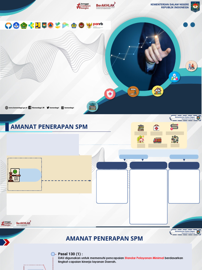 Sambutan Sesditjen Evaluasi Pelaporan SPM TW I Tahun 2024 | PDF