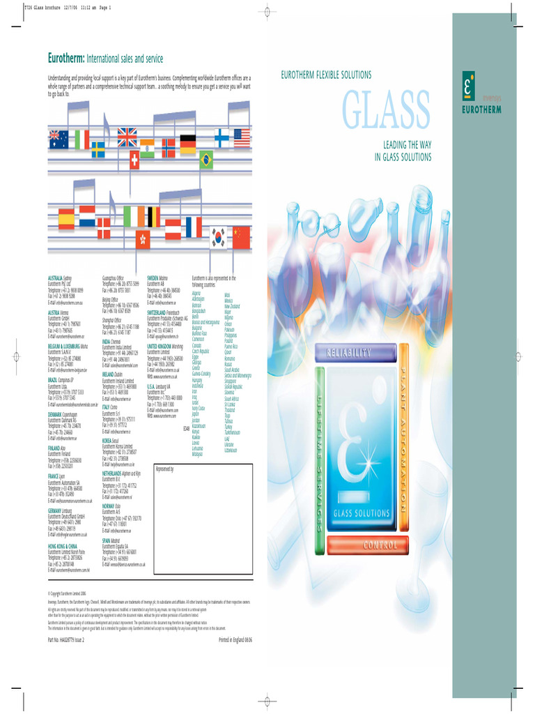 Glass Brochure ENG | PDF | Glasses | Automation