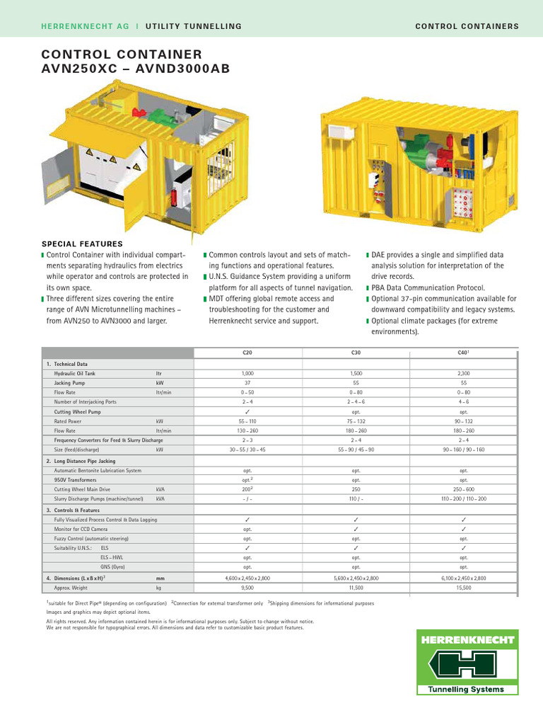AVN250XC_AVND3000AB_ControlContainer_EN | PDF | Pump