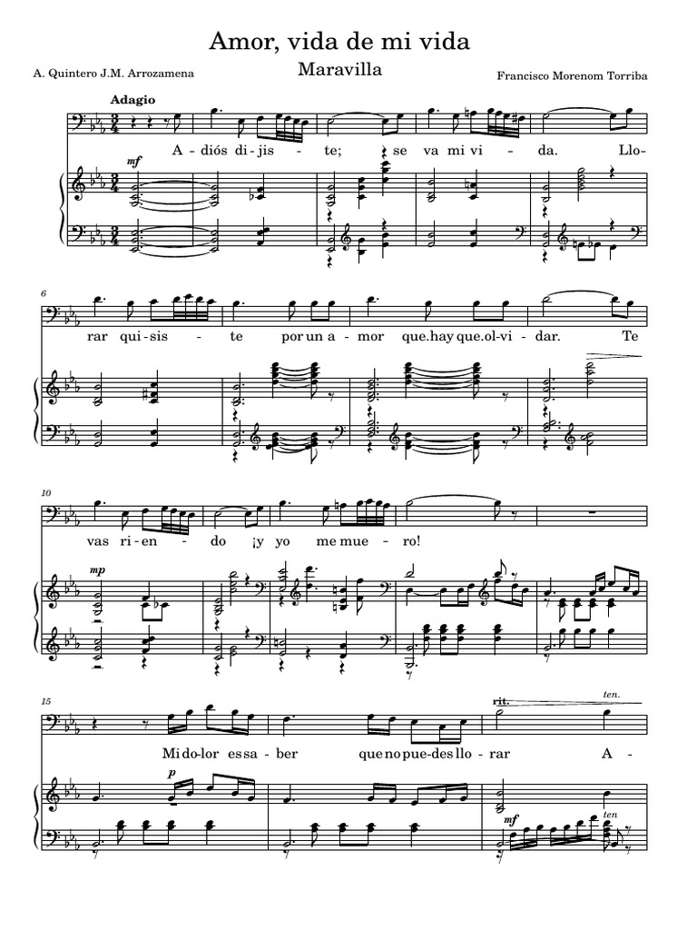 Amor Vida de Mi Vida | PDF