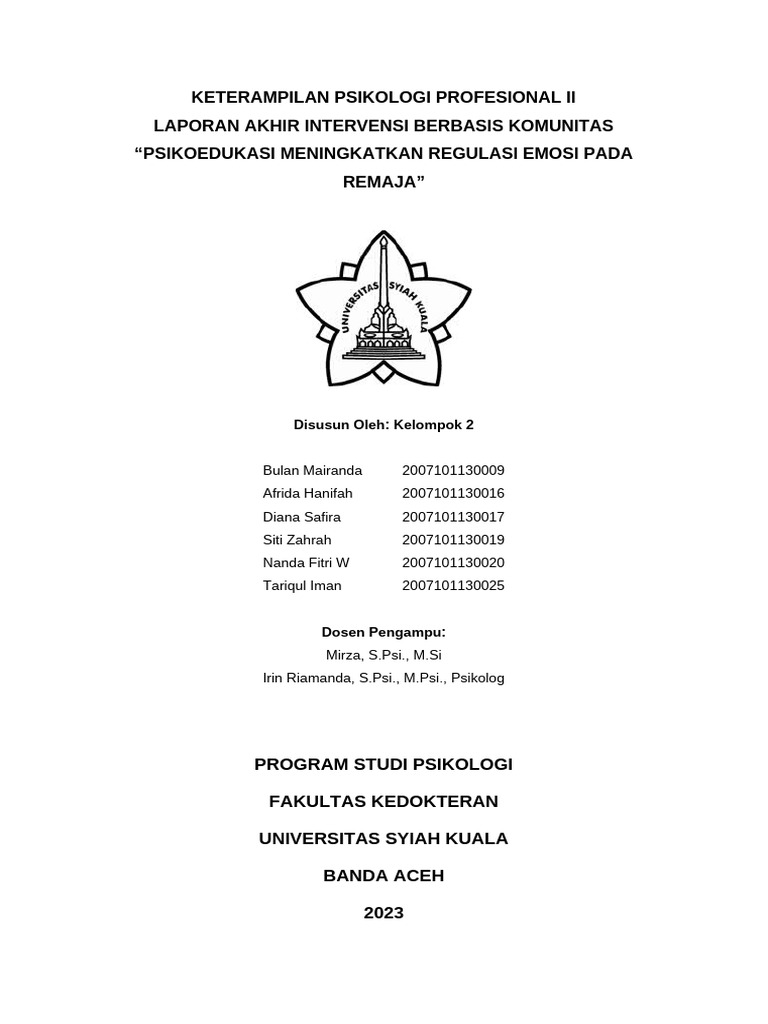 Laporan Akhir KPP Ii | PDF