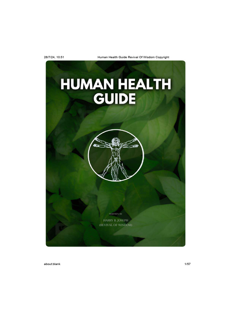 BD Human-Health-Guide-Revival-Of-Wisdom | PDF | Cattle | Relaxation ...