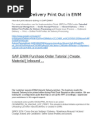 EWM Physical Inventory - SAP Quick Guide | PDF | Inventory | Supply ...