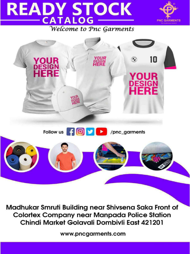 Ready Stock PNC Garments 2024 | PDF