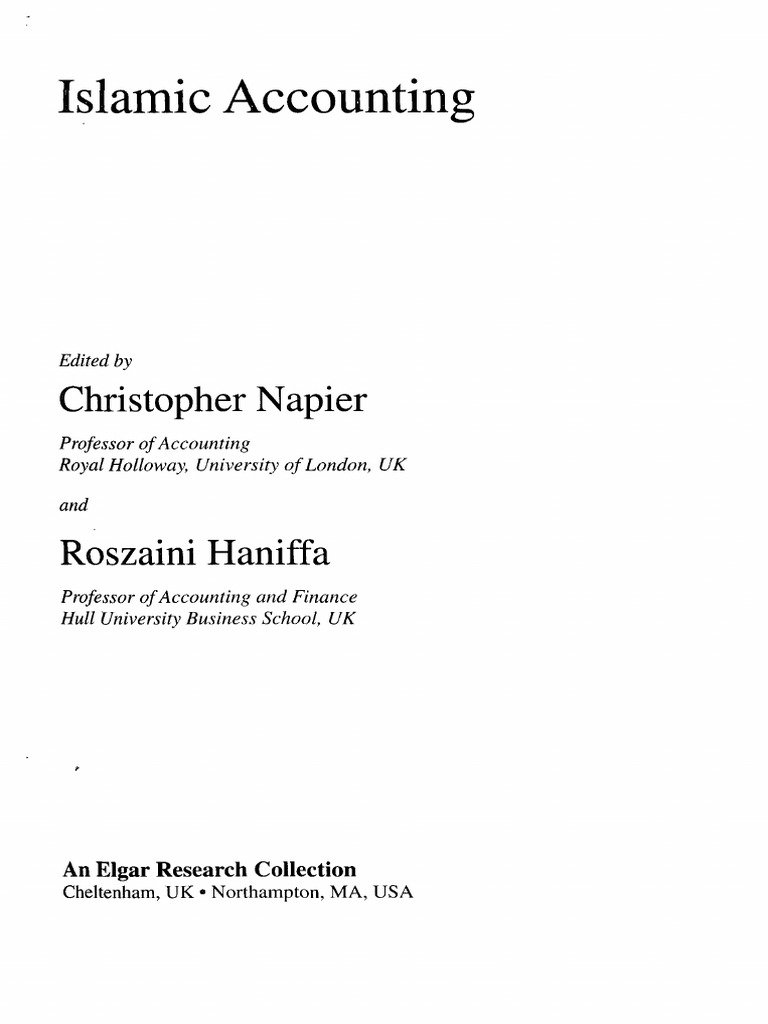 Islamic Accounting | PDF | Islamic Banking And Finance | Accounting