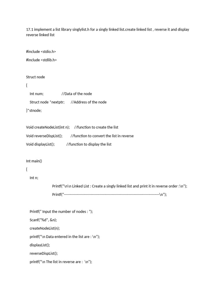 17.1 Sybsc CS SPPU DS Practical Slip Solutions | PDF | Computer Data ...