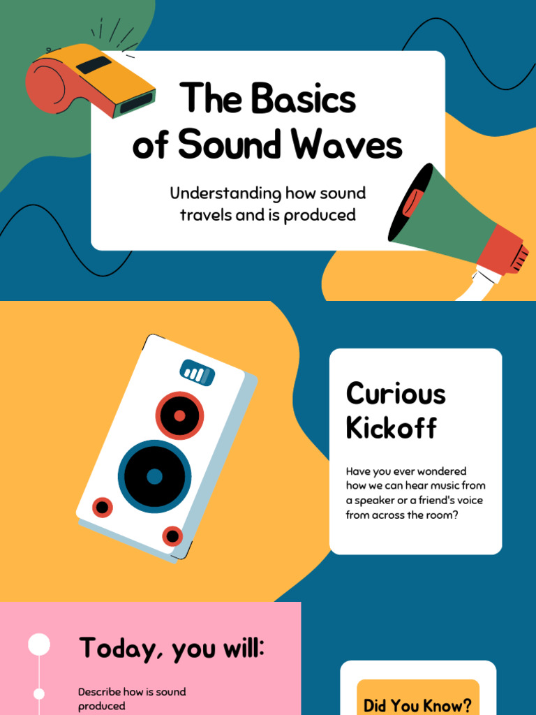 The Basics of Sound Waves Presentation | PDF | Sound | Pitch (Music)