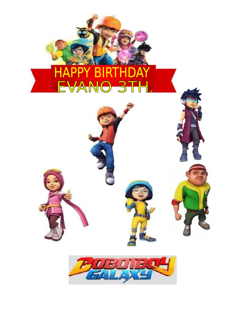 Topper Boboboy | PDF