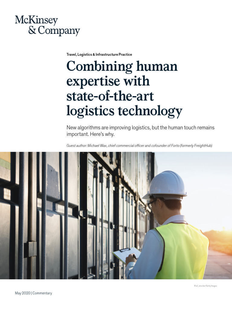 Combining Human Expertise With State of The Art Logistics | PDF ...